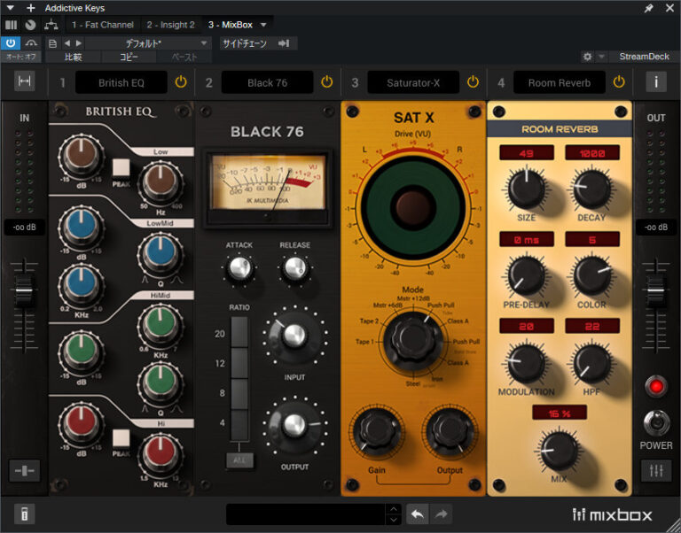 【Studio One】Fat Channel XTの使い方とレビュー【付属エフェクト全種レビューその13】